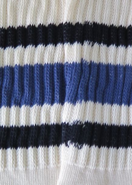 Basic Striped Socks - Black - Pomelo Fashion