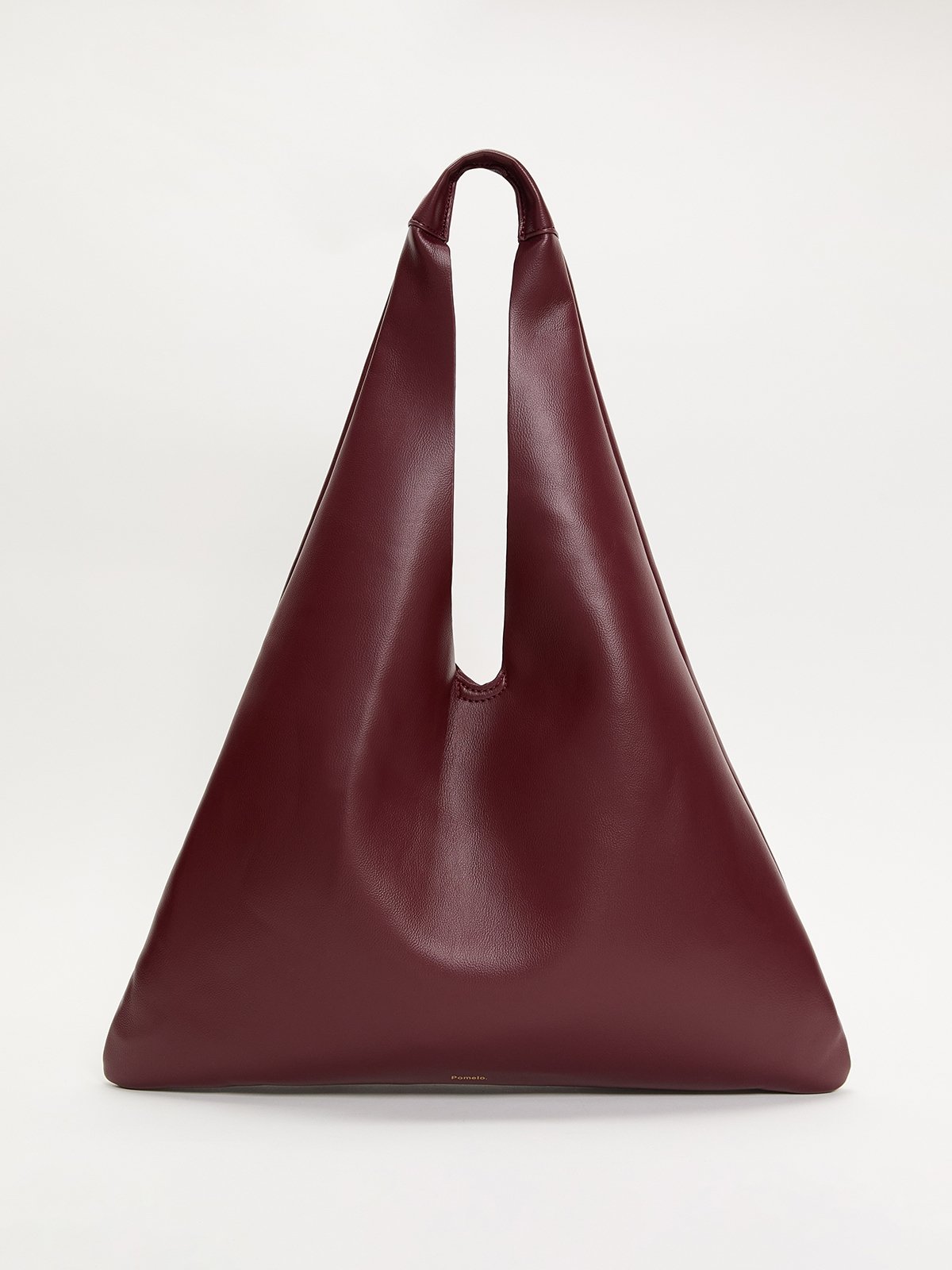 Triangle Shoulder Bag - Burgundy - Pomelo Fashion