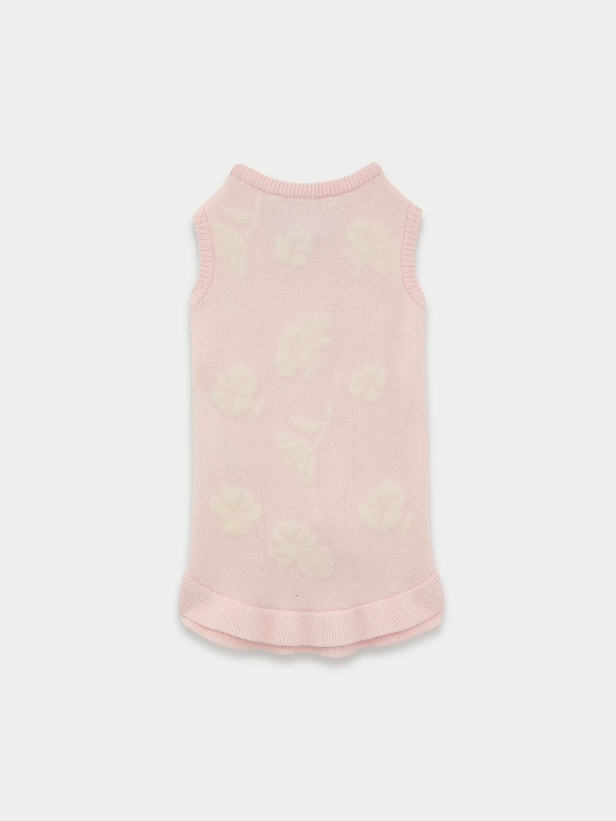 Pomelo. x Janesuda Pawmelo เสื้อถักลายดอกไม้สำหรับสุนัขและแมว - สีชมพู ...