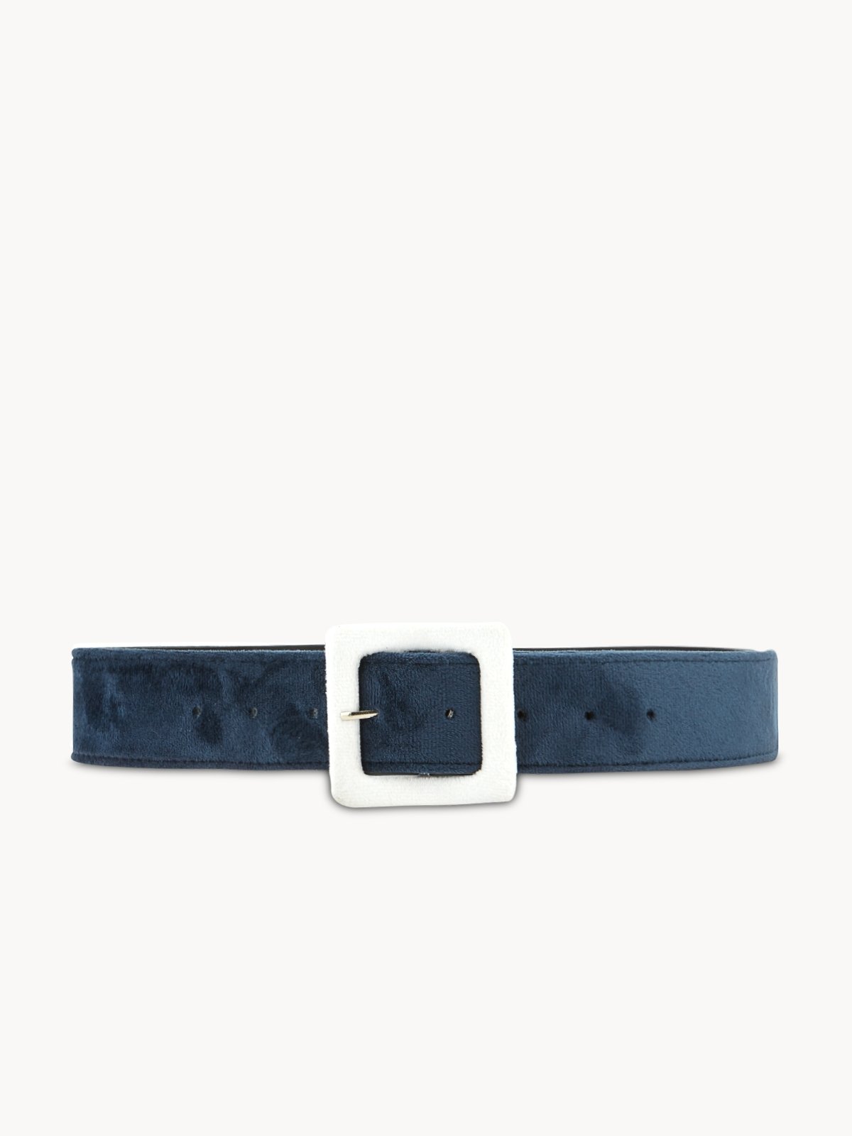 Oversized Buckle Belt - Blue - Pomelo Fashion