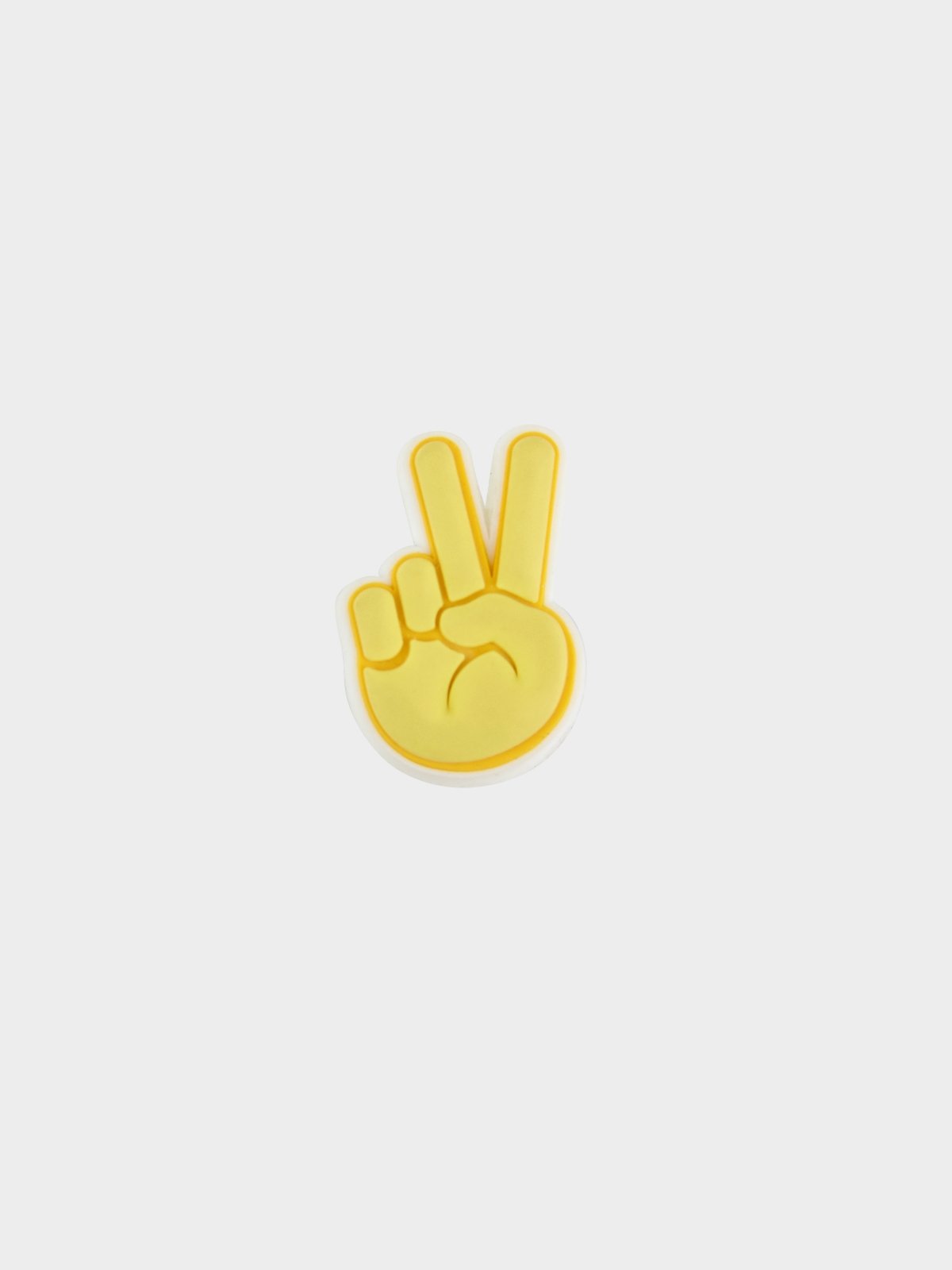 Jibbitz Peace Hand Sign SS20 - Yellow - Pomelo Fashion