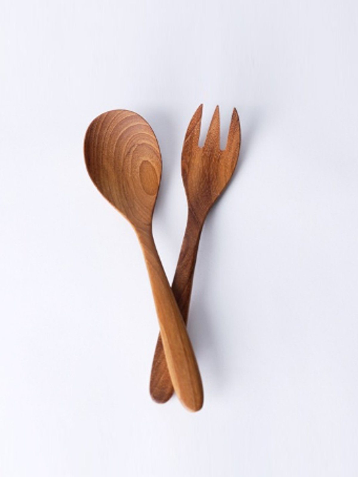 Forest Serving Set (Spoon & Fork) - Brown - Pomelo Fashion