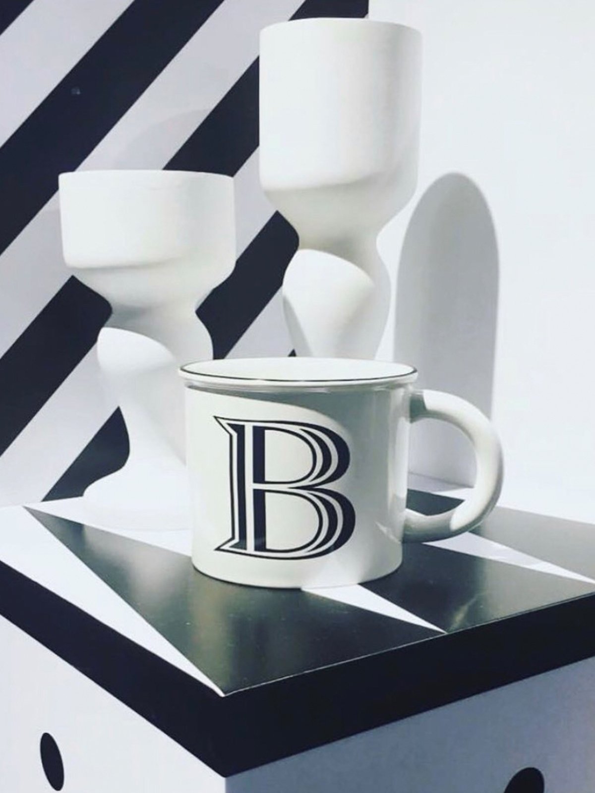 Alphabets Mug B Letter - Transparent - Pomelo Fashion