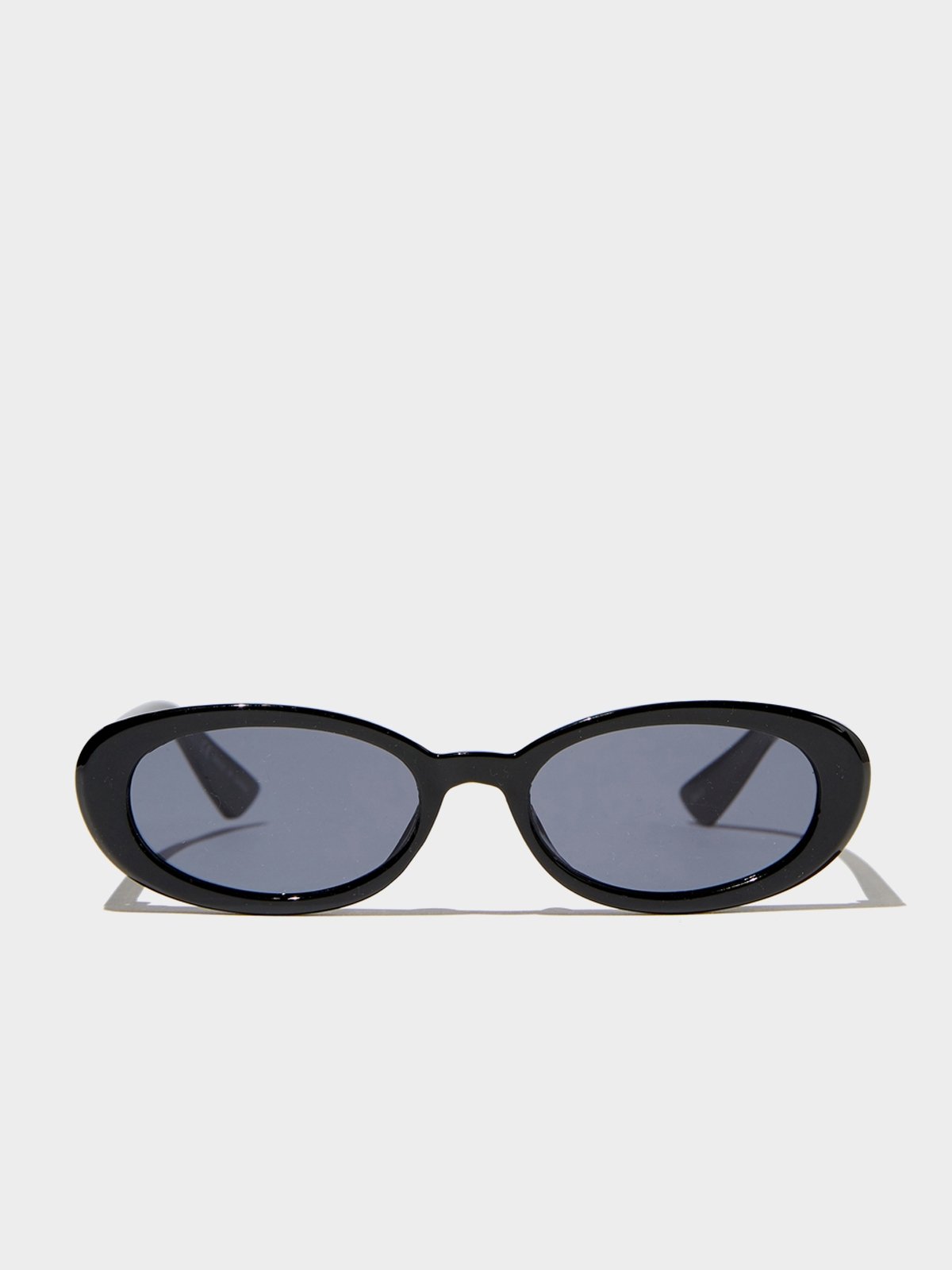 Ophelia Oval Sunglasses - Black - Pomelo Fashion