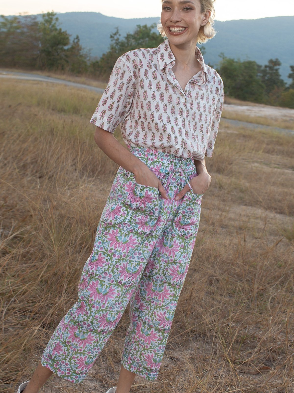 Coco Pants - Magnolia - Pomelo Fashion