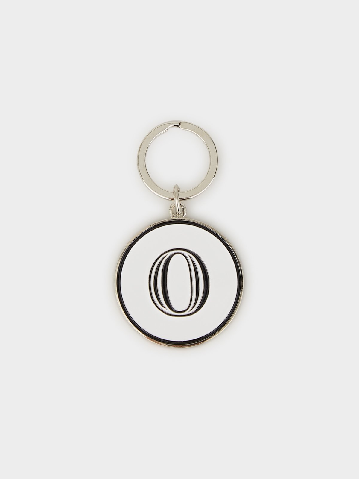 Letter O Keychain - White - Pomelo Fashion