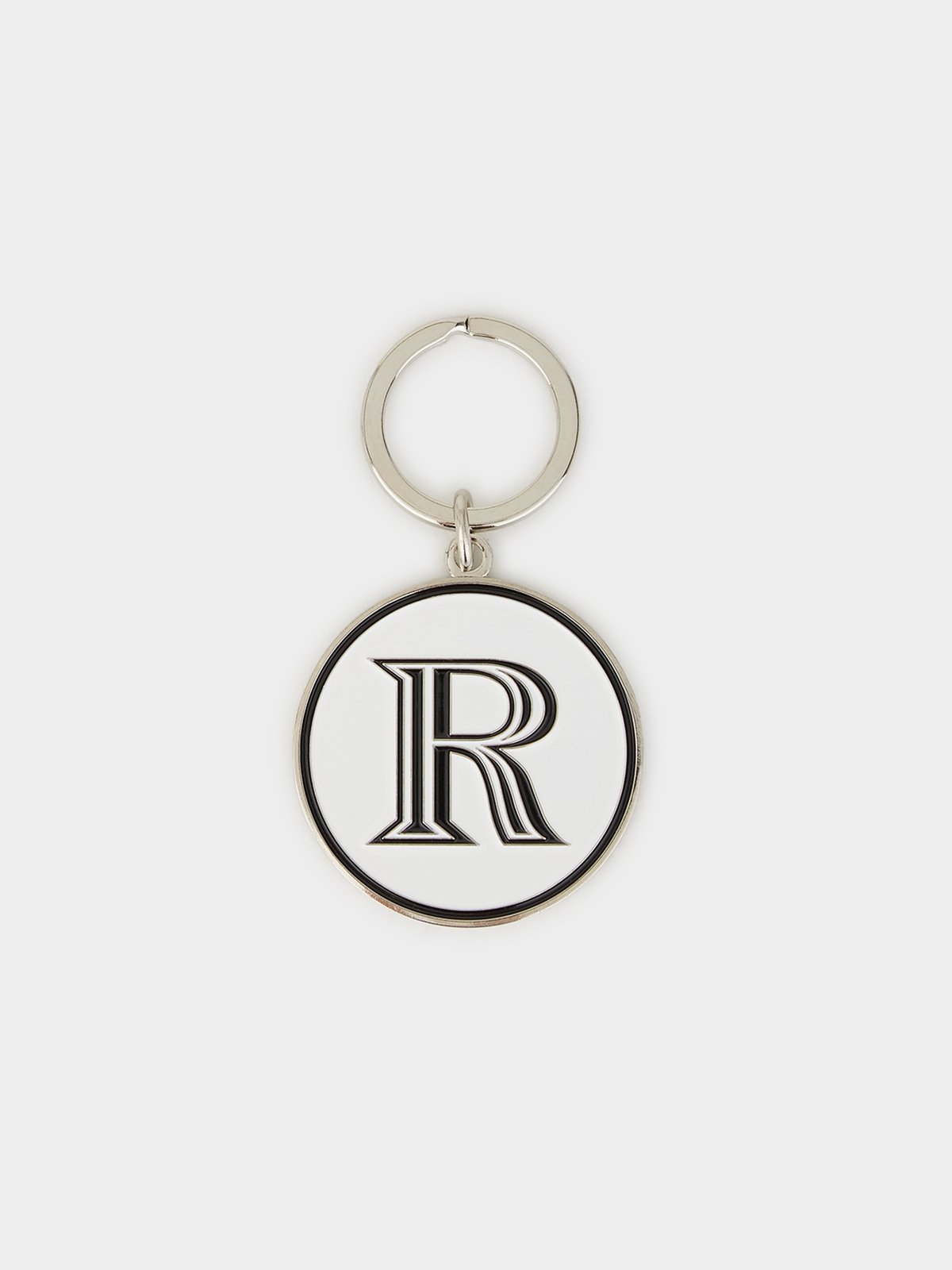 Letter R Keychain - White - Pomelo Fashion