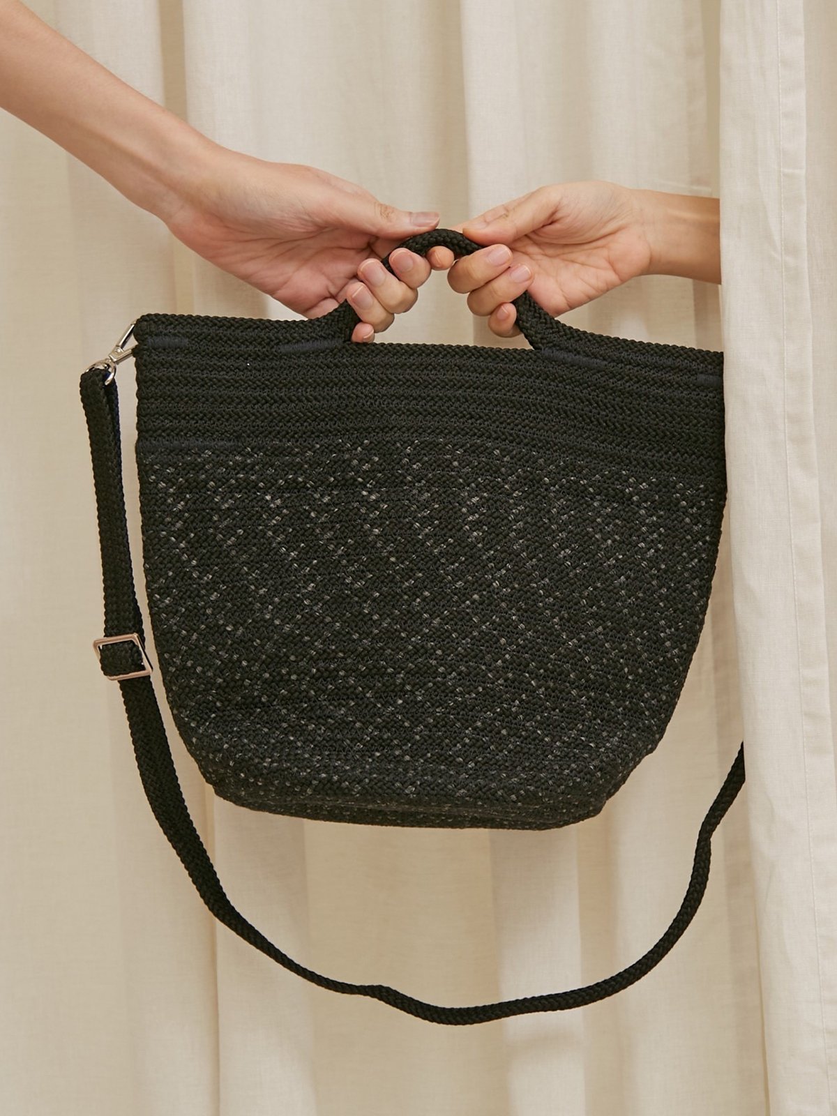 Alba Bag (Size S) - Black - Pomelo Fashion