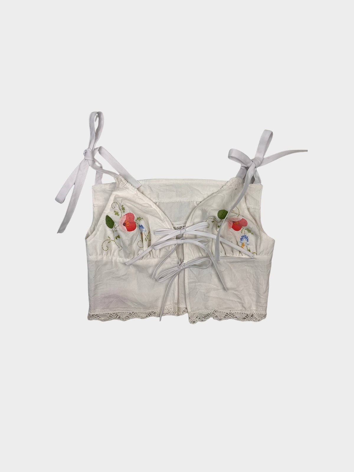 Ribbon Top 2 - Multi Color - Pomelo Fashion