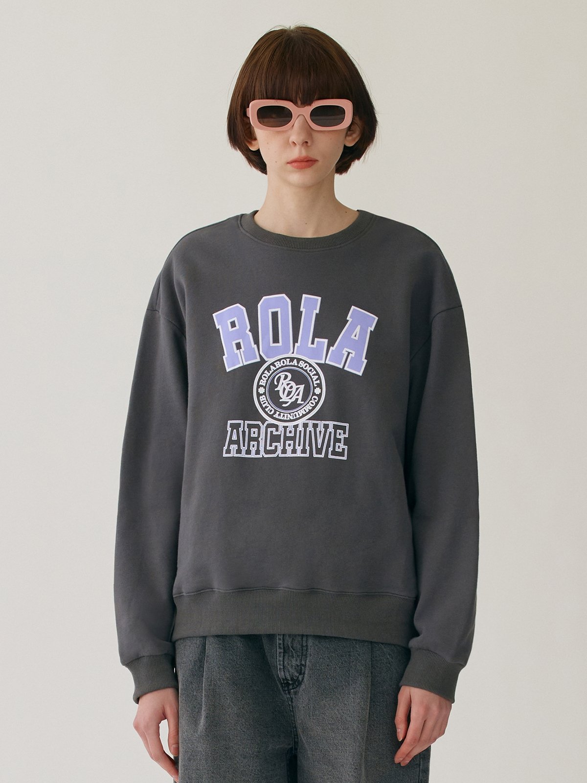 Rolarola X Rola Archive Sweatshirt - Charcoal - Pomelo Fashion