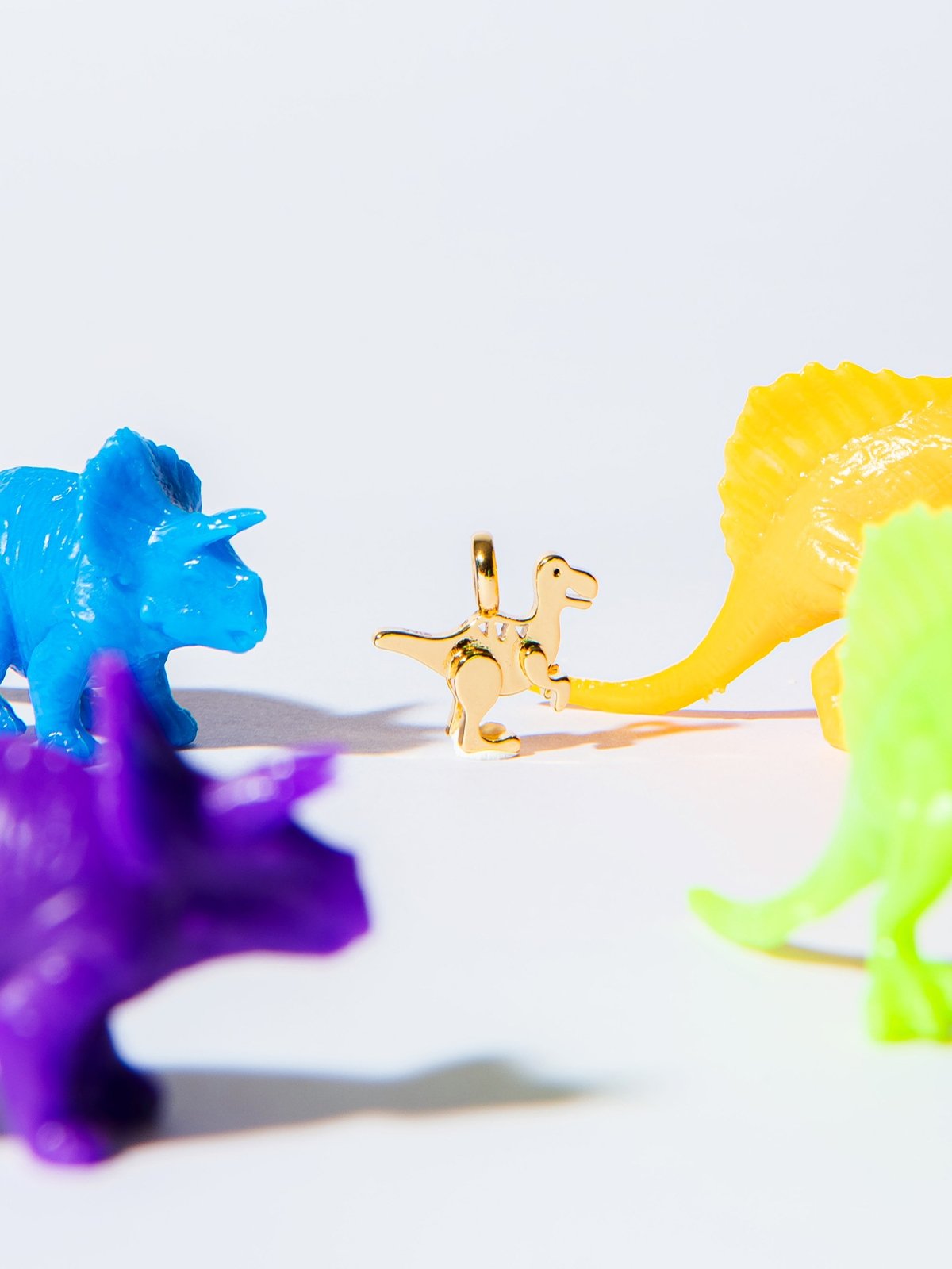 T-Rex Pendant - Gold - Pomelo Fashion