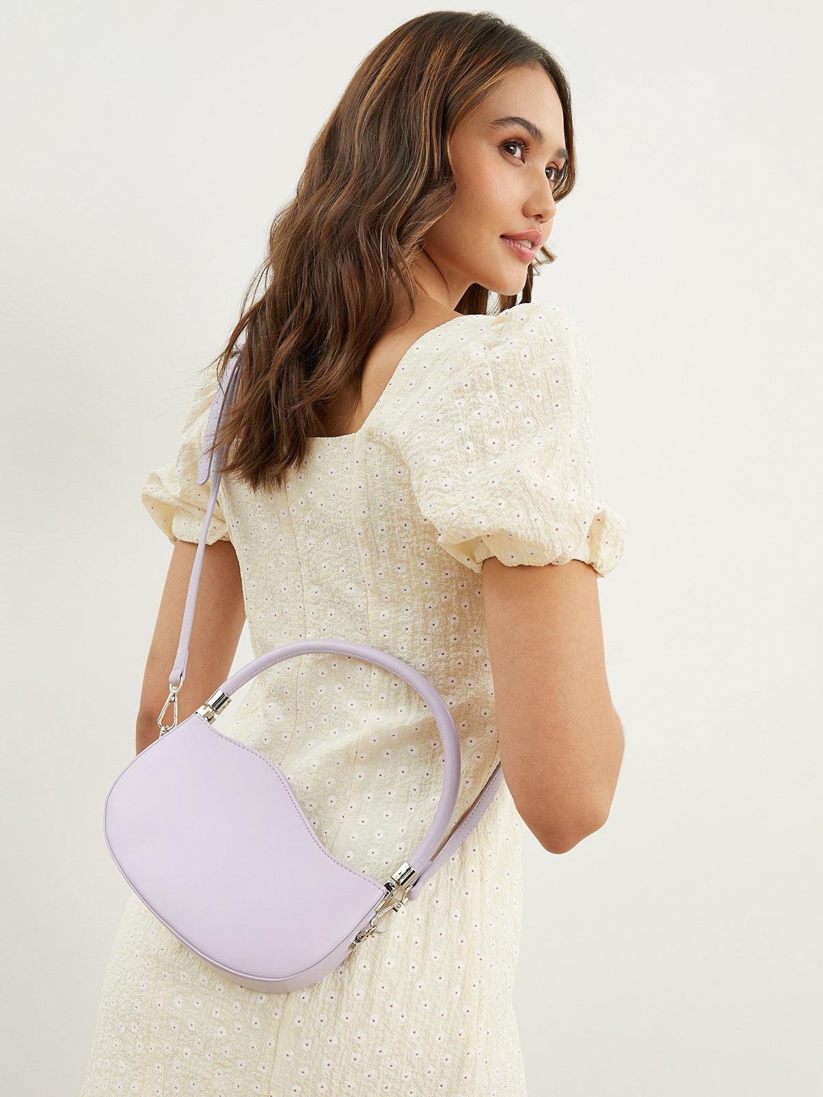 Shoulder Bag - Purple - Pomelo Fashion
