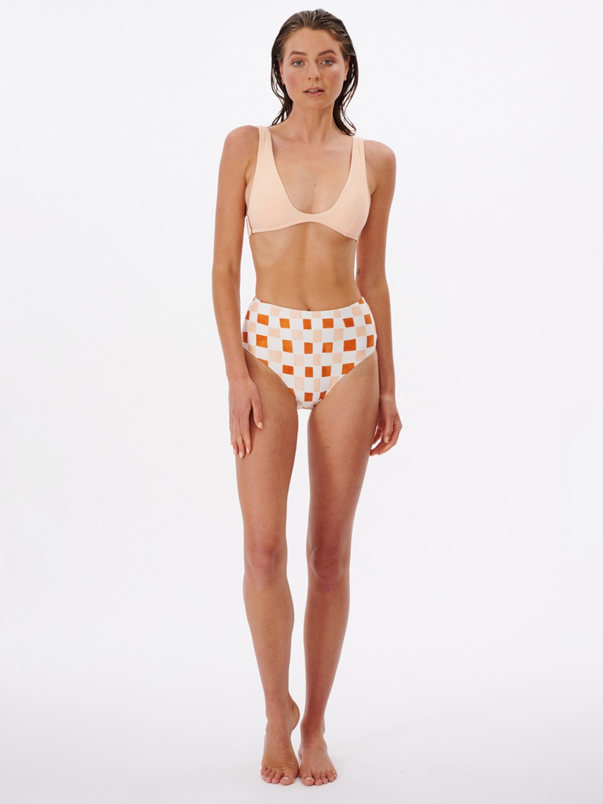 surf-check-high-cheeky-bottoms-peach-pomelo-fashion