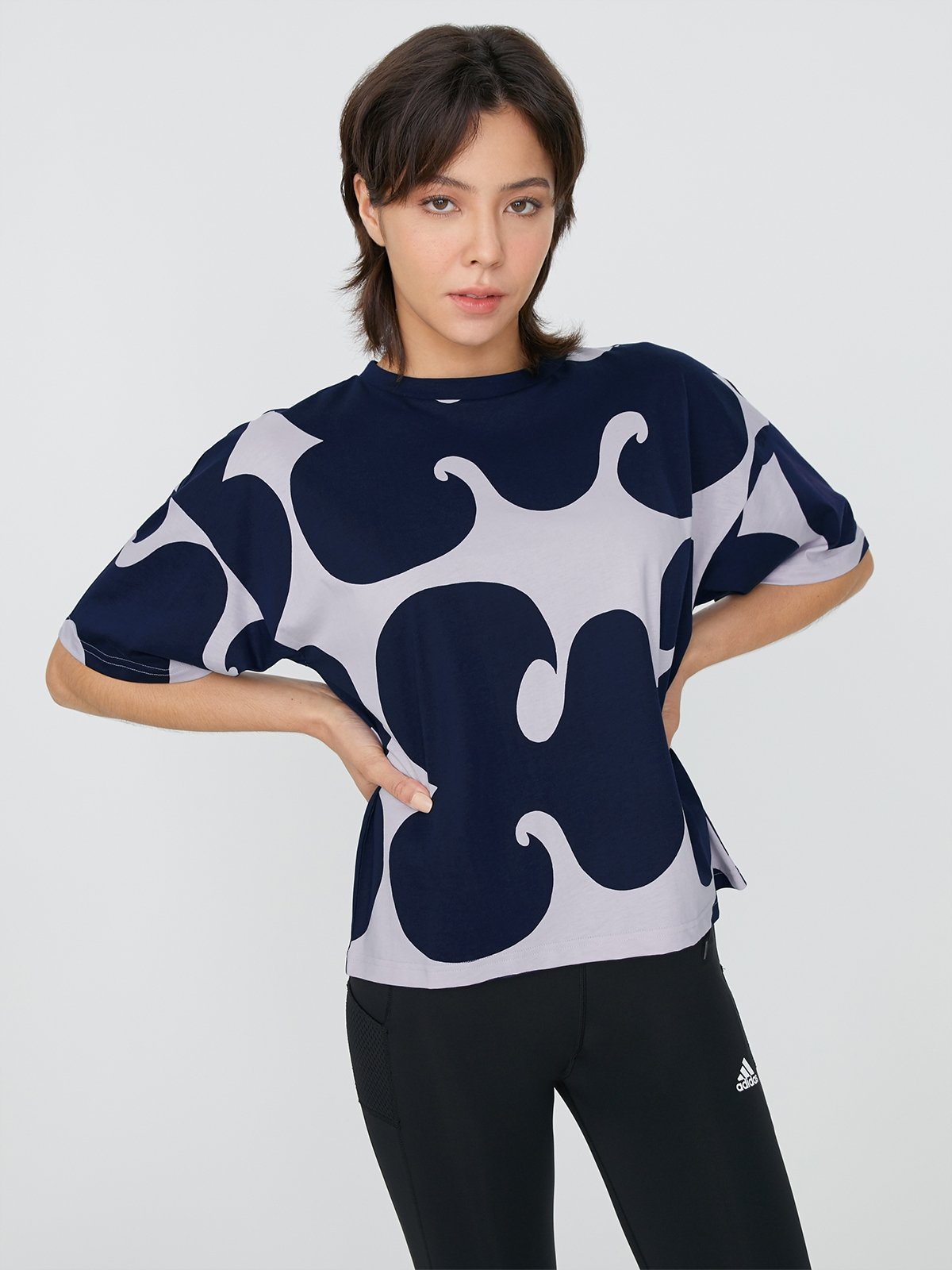 Marimekko T-Shirt - Purple Tint - Pomelo Fashion