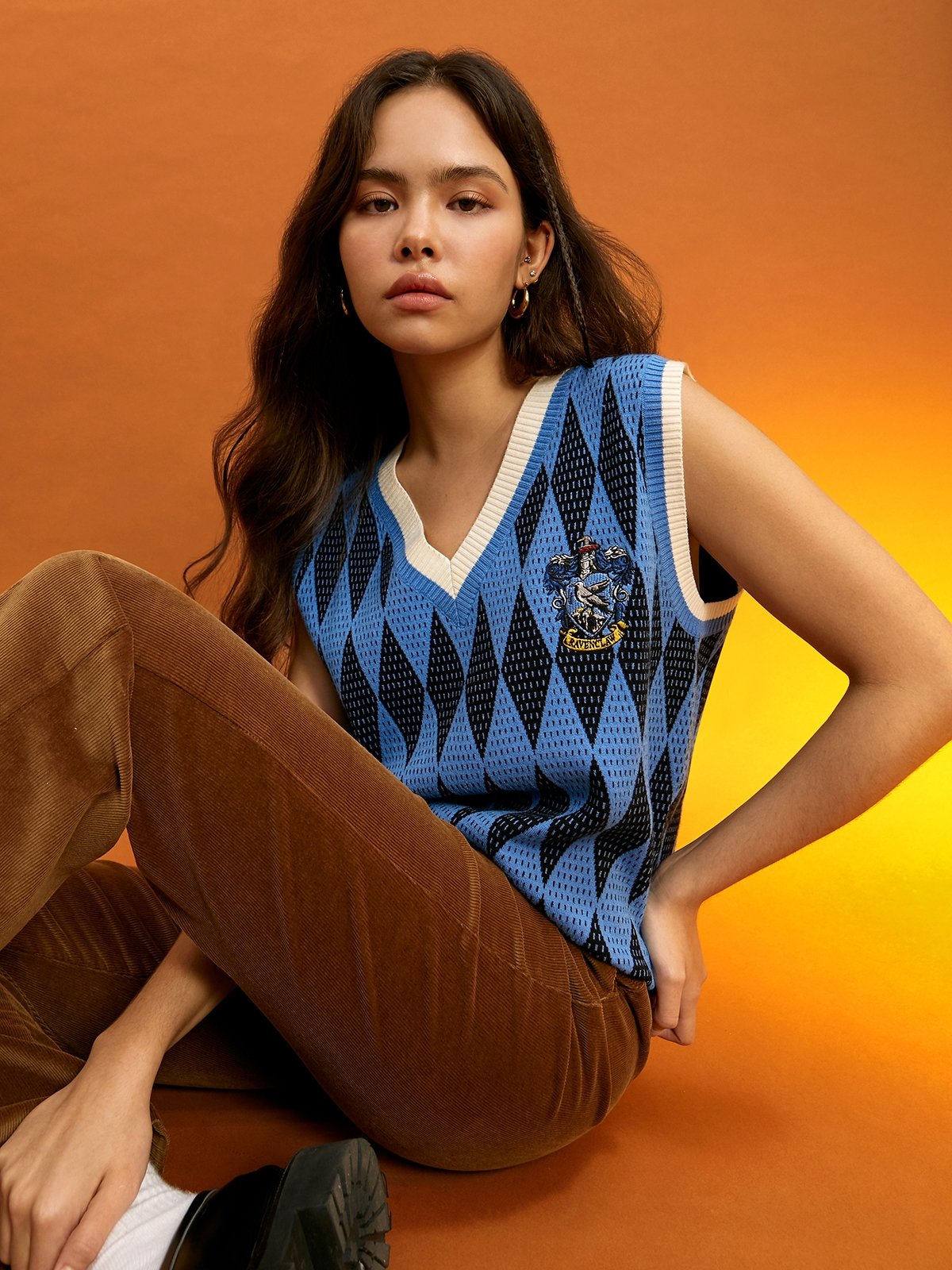 Harry Potter | Pomelo Ravenclaw Vest - Blue - Pomelo Fashion