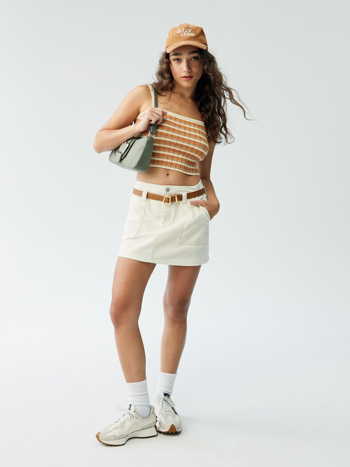 Striped Cami Top - Multi Color - Pomelo Fashion