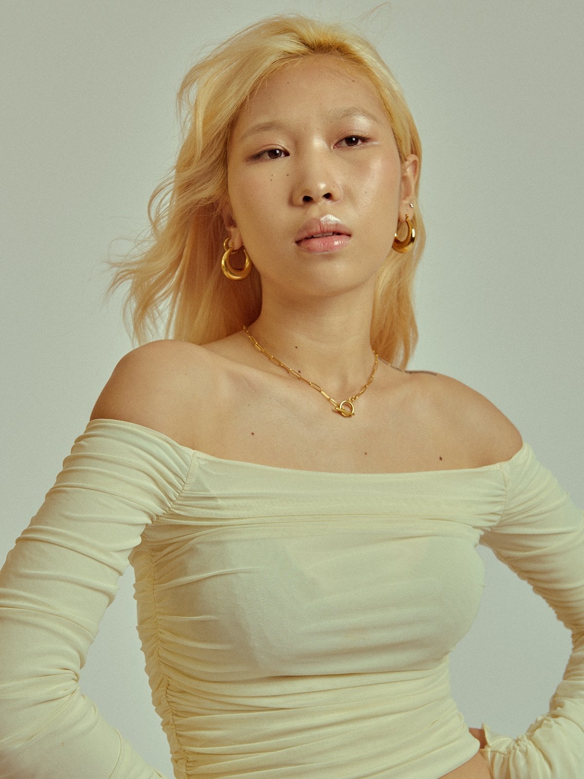 French Chain Necklace - Gold - Pomelo Fashion