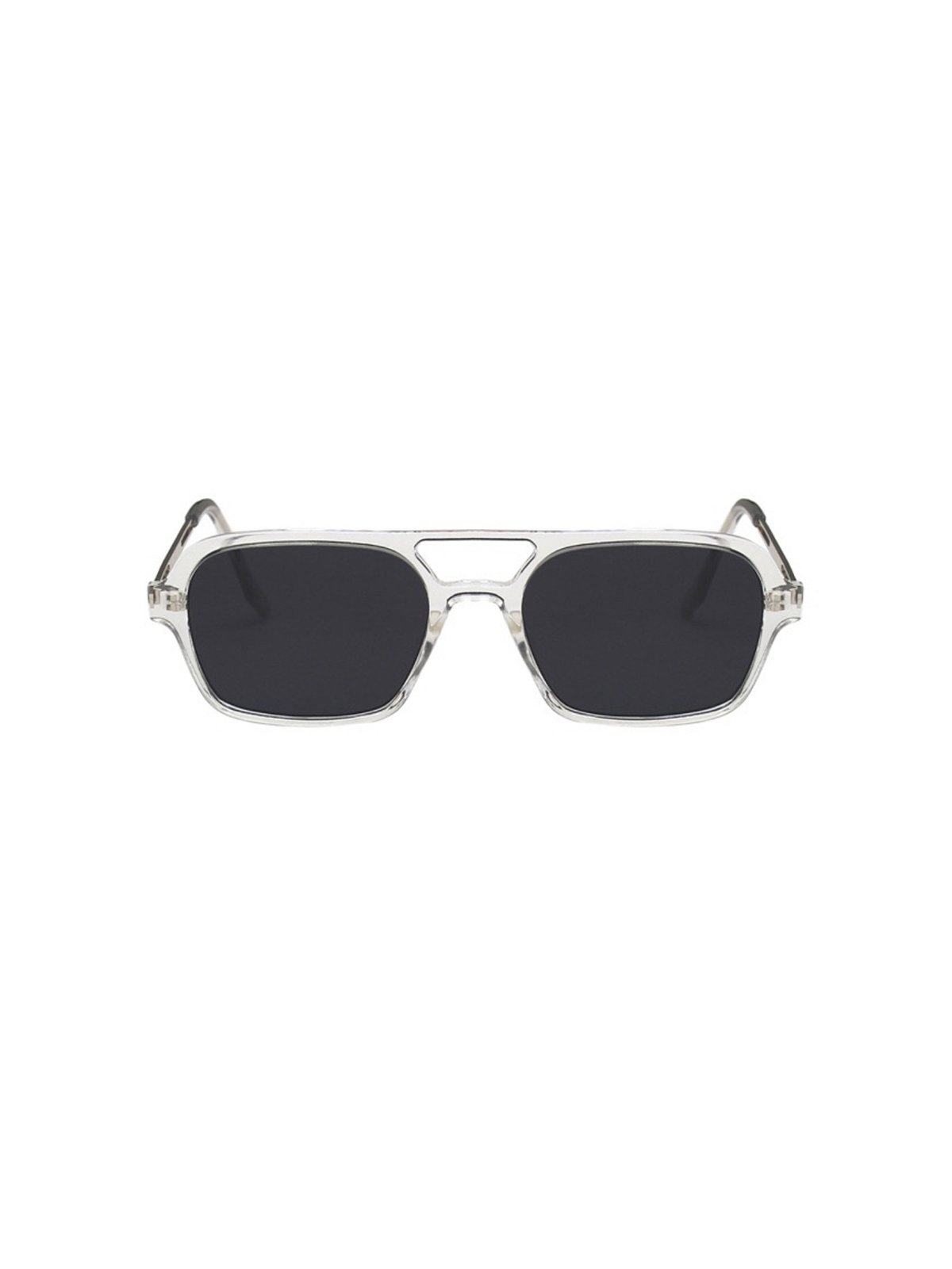 Blazer Retro Sunglasses - Transparent Black Lens - Pomelo Fashion Blazer Retro Sunglasses - Transparent Black Lens - Pomelo Fashion