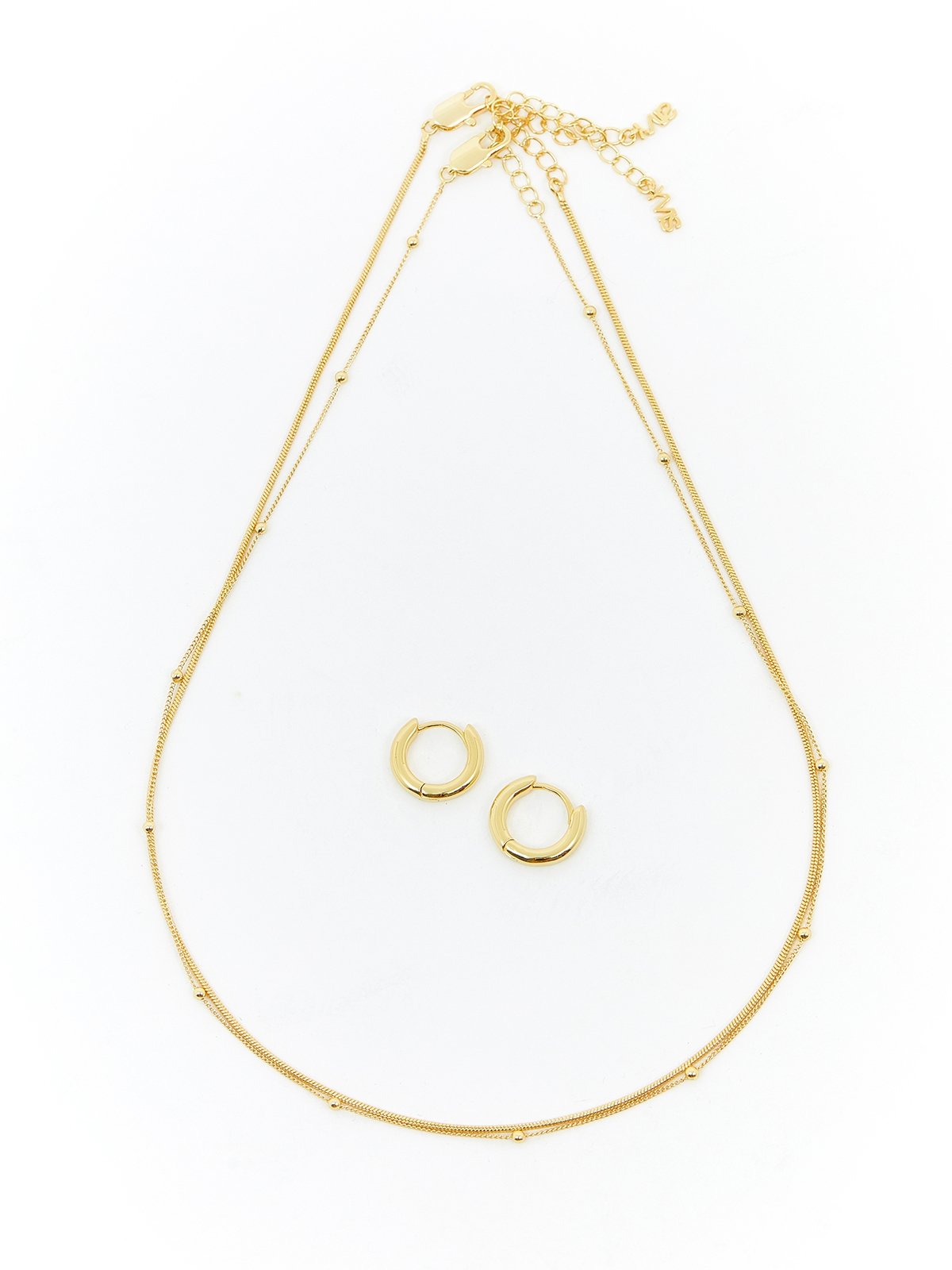 Basic Not Basic Set - Gold - Pomelo Fashion