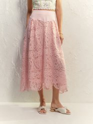 The Peony Skirt Light Pink Pomelo Fashion