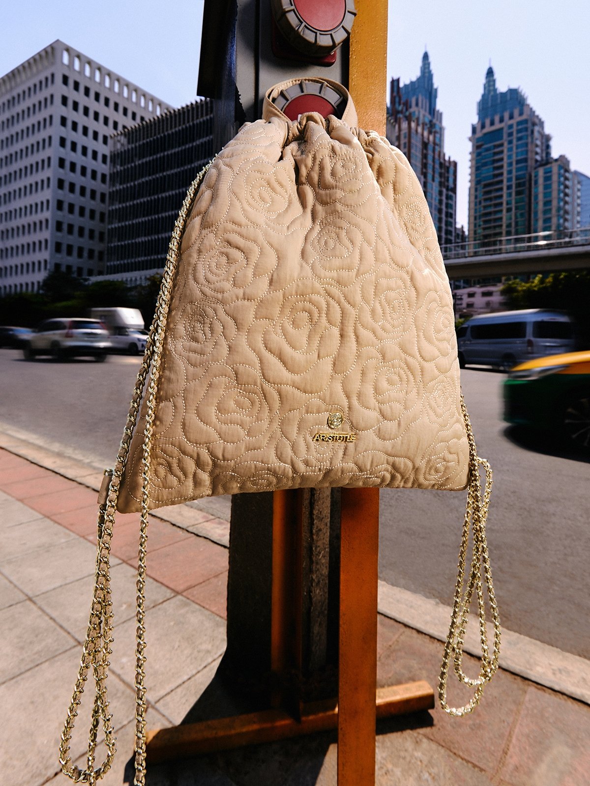 กระเป๋าสะพายหลัง รุ่น Wendy Draw String Backpack - สี Ginger - Pomelo ...