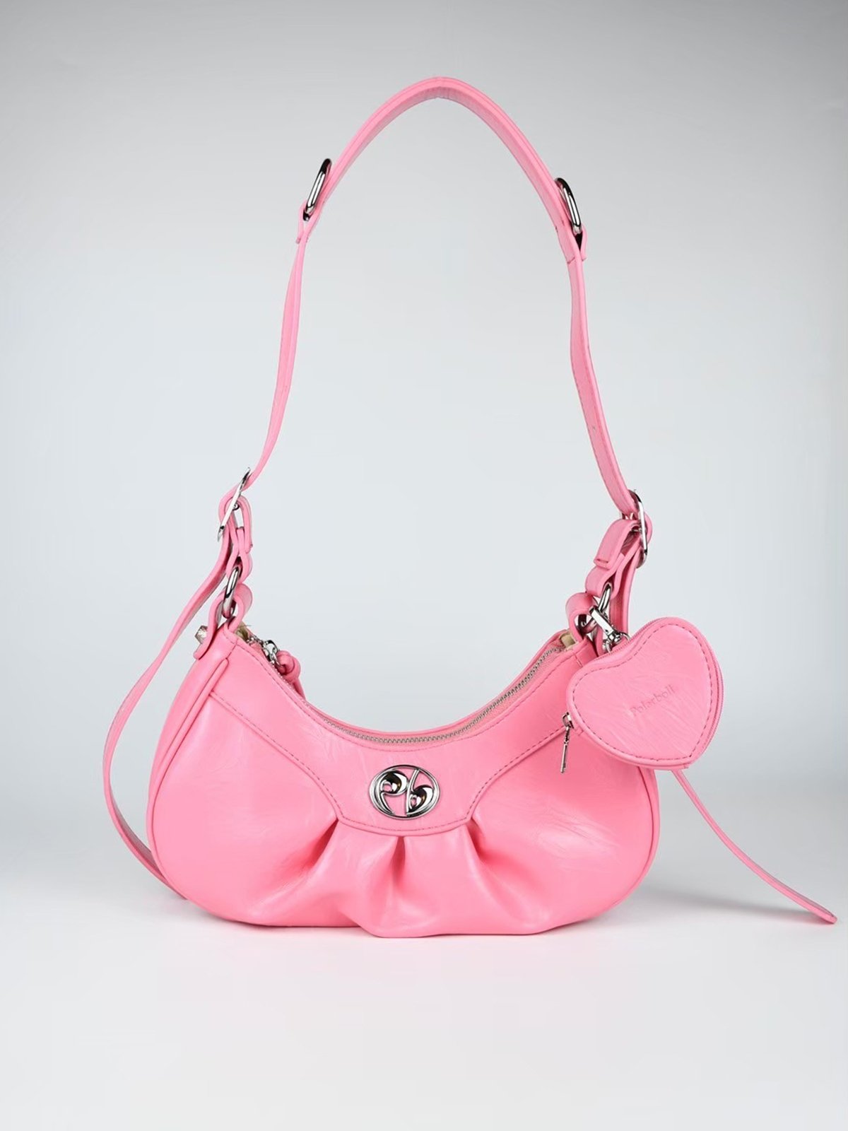 Romme Shoulder Bag - Pink - Pomelo Fashion