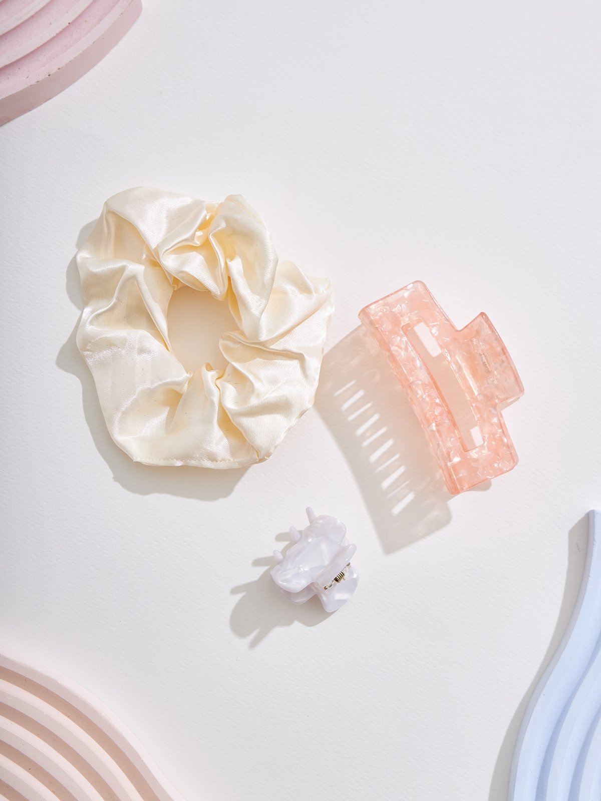 Rosy Hair Set - Multi Color - Pomelo Fashion