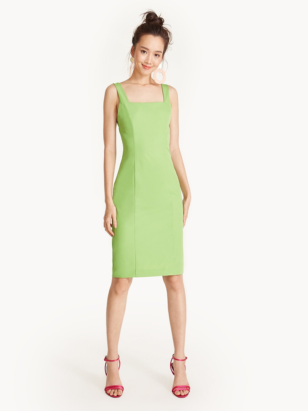 Mini Strap Tank Dress - Pomelo Fashion